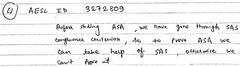 Why We Prove By Sas In Asa