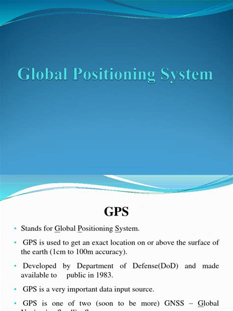 global positioning system pdf global positioning system satellite