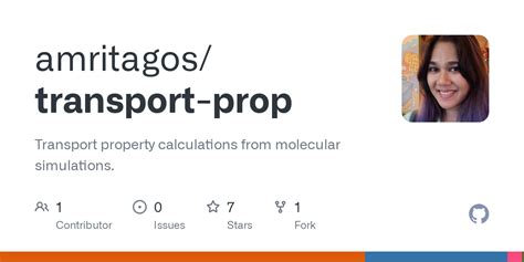 GitHub Amritagos Transport Prop Transport Property Calculations From Molecular Simulations