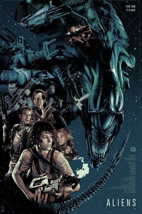 Poster De Alienigenas 1986 Aliens 1986 Original Movie Poster First