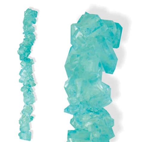 Light Blue Rock Candy Strings 5lb Blair Candy Company