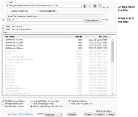 Import Multiple Files