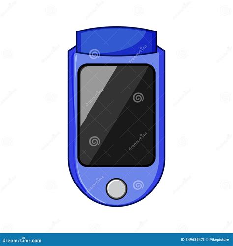 Saturation Pulse Oximeter Cartoon Vector Illustration 349685478