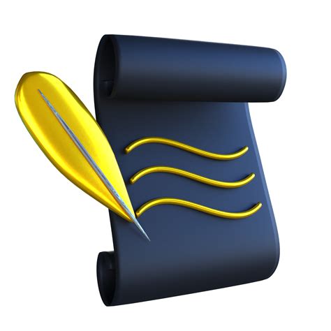 Movie Script 3d Icon 20951149 Png