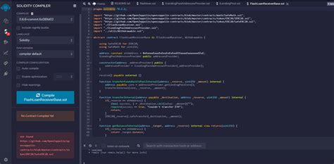 I Am Having Trouble With Compiling The Flashloan Code Rflashloan