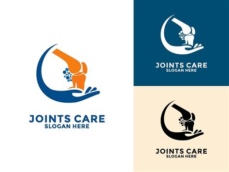 Joint Bone Logo Bone Joint Logo Designs Concept Knee Care Logo
