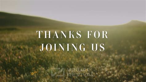 Sunrise Hills Title Slide Thanks For Joining Us Visual Revival
