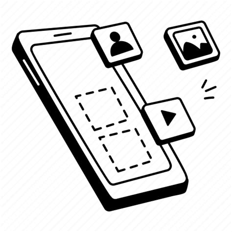 Mobile App Development Smartphone Design Mockup User Icon