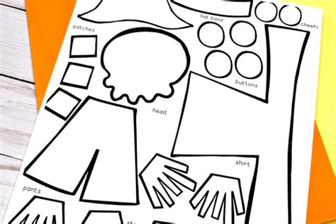 Free Printable Scarecrow Template