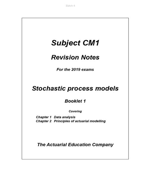 Revision Notes Cm1 Pdf Conceptual Model Data Analysis