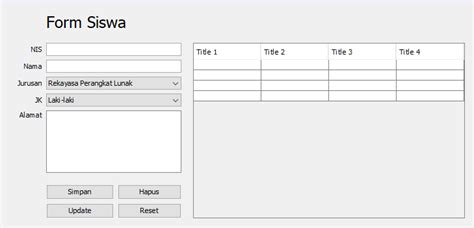 Membuat Crud Dengan Java Mysql Jframe Medium