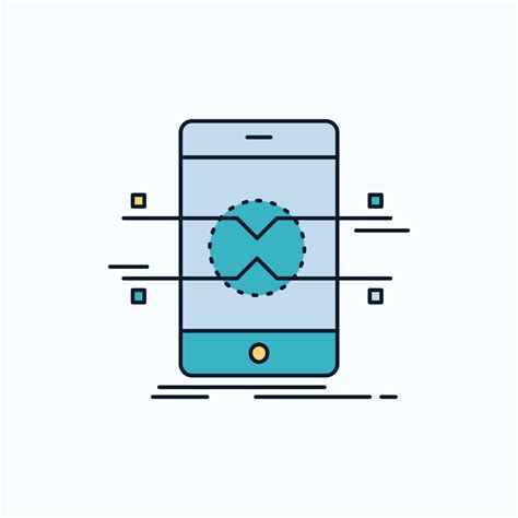 Api Interface Mobile Phone Smartphone Flat Icon Green And Yellow