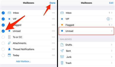 how to filter by unread mail on your iphone