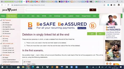 Data Structure Practical Learning Linked List All Deletion Operations Youtube