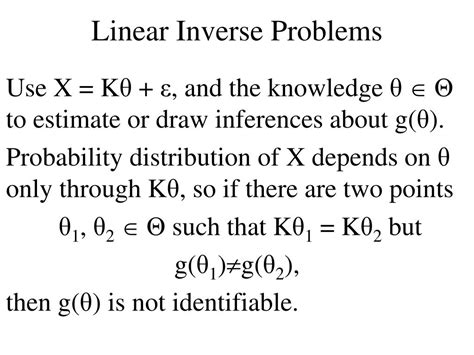 Ppt Statistical Measures Of Uncertainty In Inverse Problems