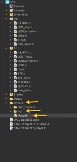 Getting Started With Lvgl Part Display Interface Embeddedexpertio