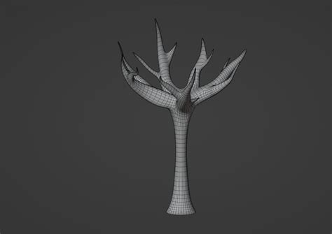 Naked Tree D Model TurboSquid