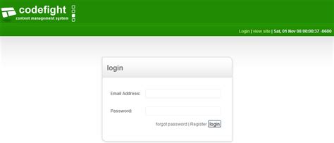 codefight php content management system cms preview