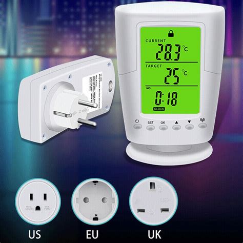 Wireless Digital Temperature Controller Thermostat Grandado