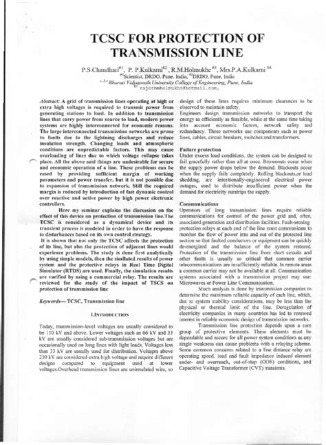 pdf tcsc for protection