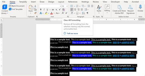 4 ways to clear all text formatting in microsoft word how to remove
