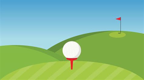 Golf Poster Design Golf Vector Background Free Space For Text Copy