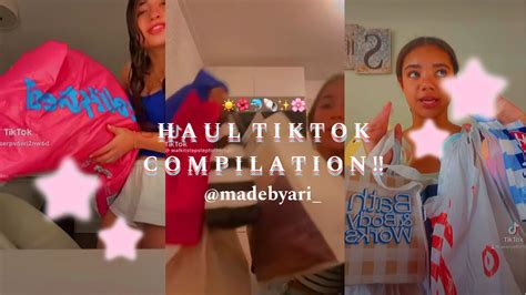 Haul Tiktok Compilation 🛍️🛒 Made By Ari Youtube
