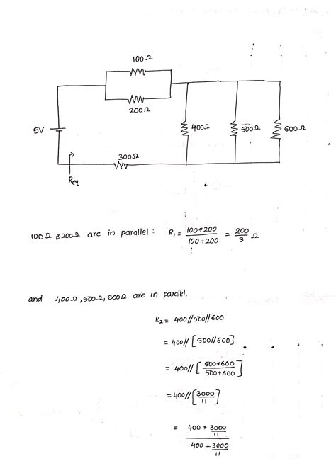 [solved] calculate the equivalent resistance req of the circuit 100