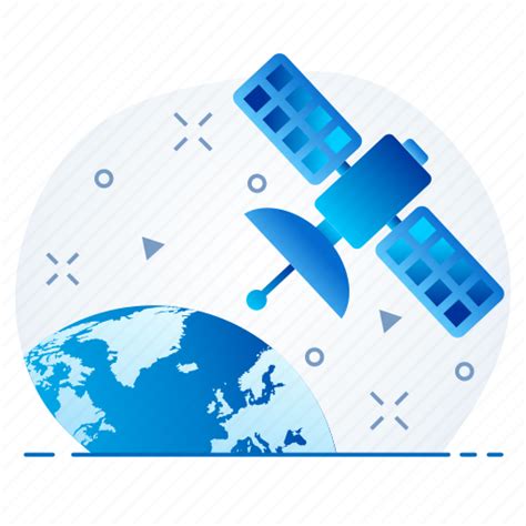 Connection Network Orbiter Satelite Satellite Space Spaceship Icon Download On Iconfinder