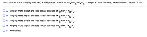 Solved Determine The Output Level At Which The Minimum Chegg Com