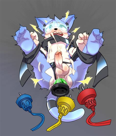 Rule 34 Absurd Res Anthro Blue Body Blue Fur Blush Bodily Fluids Cum