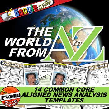 Current Event Activity World From A To Z With Carl Azuz Social Studies