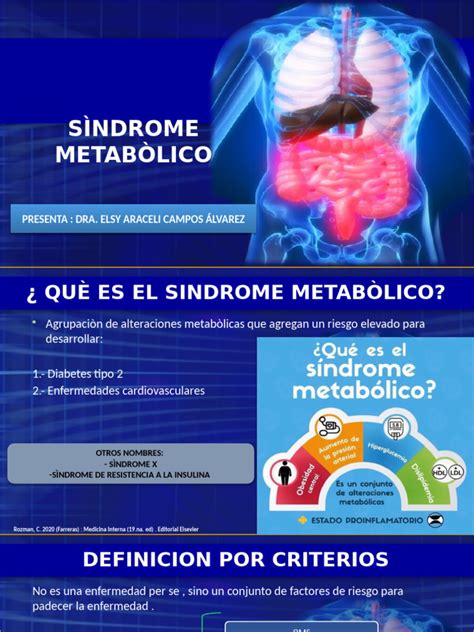 Sindrome Metabolico Pdf Insulina Síndrome Metabólico