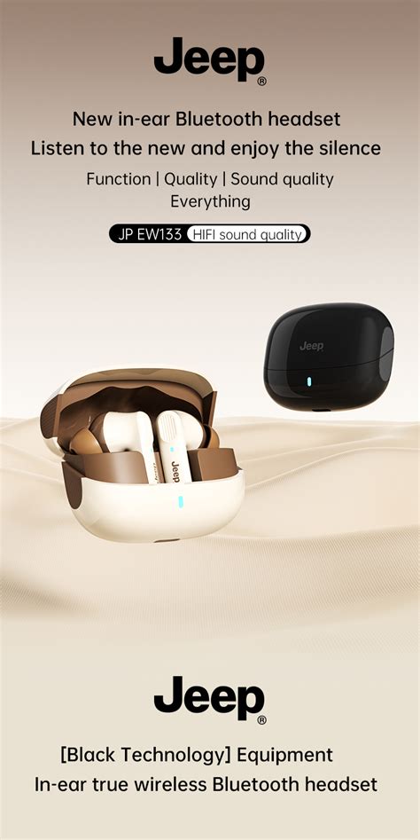 Jeep Ew133 Tws Wireless Earphone Bluetooth 54 Hd Calls Touch Control