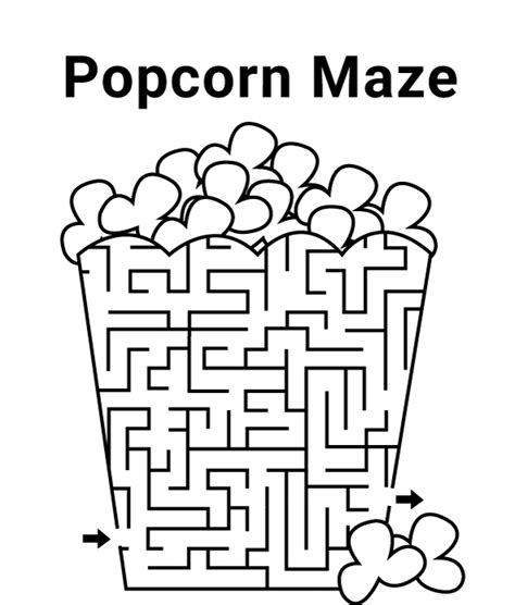 미로찾기 유아 활동지 유치원 미로 Maze 무료 학습지 네이버 블로그