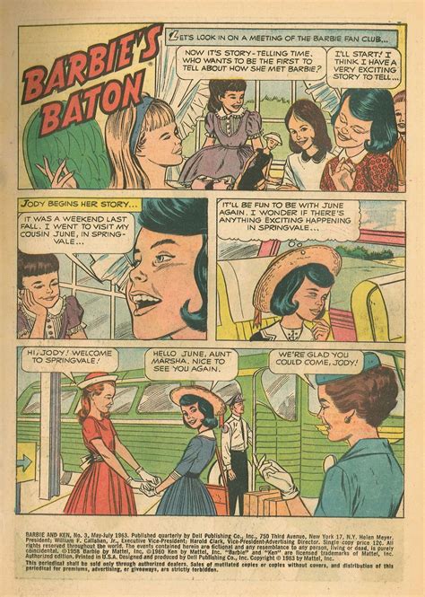 Saved From The Paper Drive Barbie And Ken Comic 1962