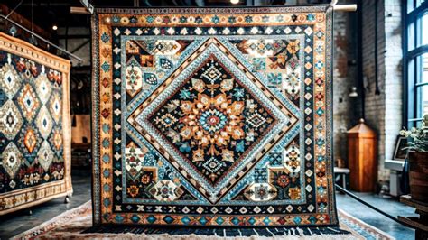 A Tapestry Of Patterns A Geometric Abstraction With Intricate Details And Bold Colors Ai