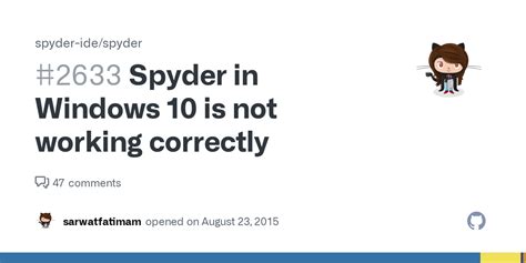 Spyder In Windows 10 Is Not Working Correctly Issue 2633 Spyder