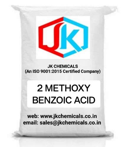 2 Methoxy Benzoic Acid 25kg Grade Standard Lab Grade At Rs 250kg In