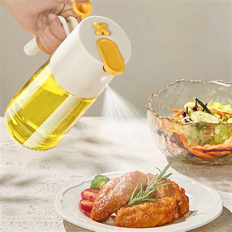 460ml Glass Oil Spray Bottleglass Oil Bottlewith Mist And Pour