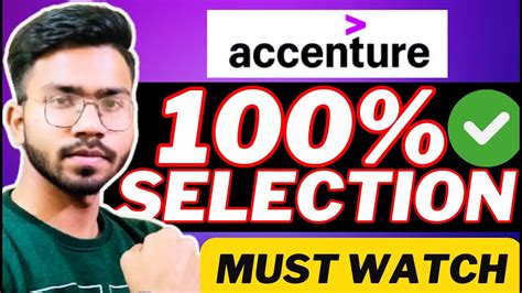 Crack Accenture Interview Round🔥 100 Selection Youtube