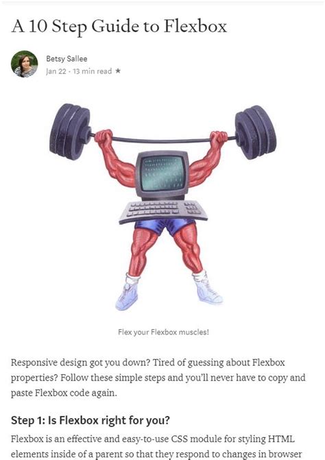 a 10 step guide to flexbox step workout step guide responsive design