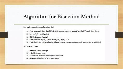 Bisection Ppt
