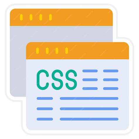 Premium Vector Css Coding Icon Premium Vector Css Coding Icon