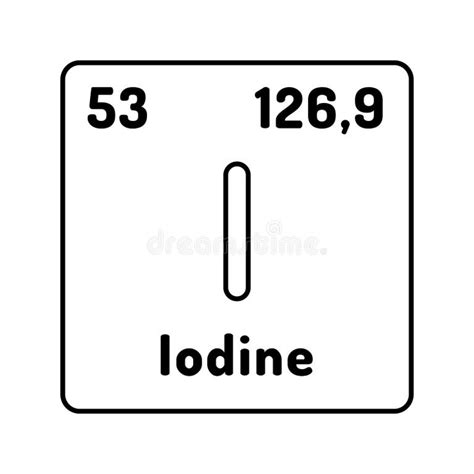 Iodine Element Icon Stock Illustrations 505 Iodine Element Icon Stock