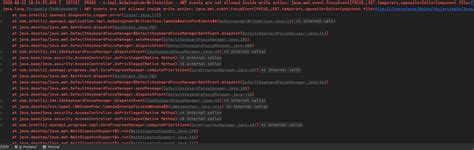 Awt Events Are Not Allowed Inside Write Action On Applyfix Ides