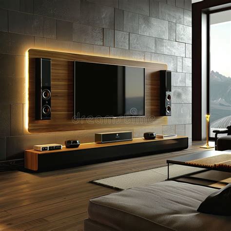 Contemporary Home Theater Wall Units Custom Entertainment Centers ǀ
