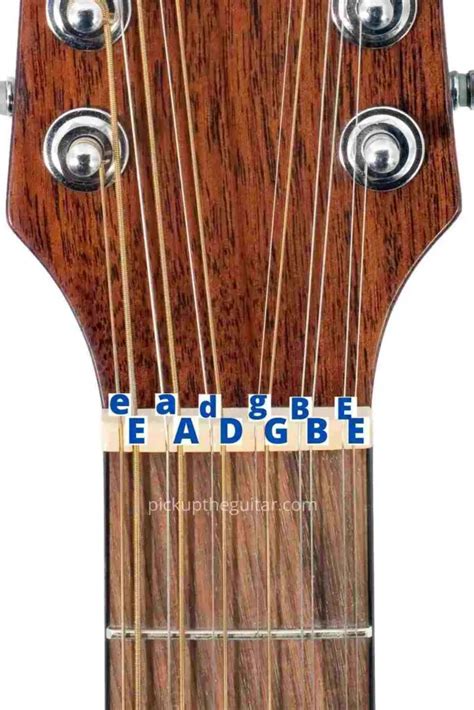 String Guitar String Order And Tuning Everything You Need To Know Pick Up The Guitar