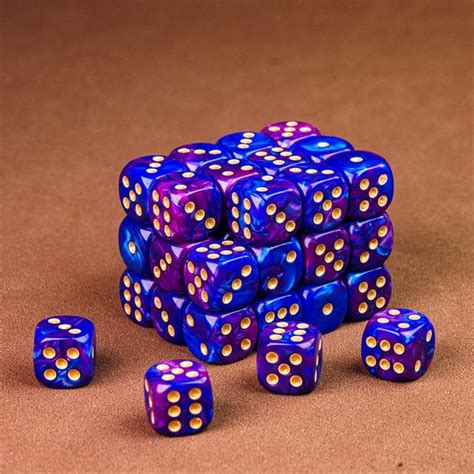 Lavender Blue Mini D6 Dice