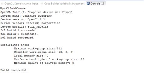 building and compiling opencl™ program